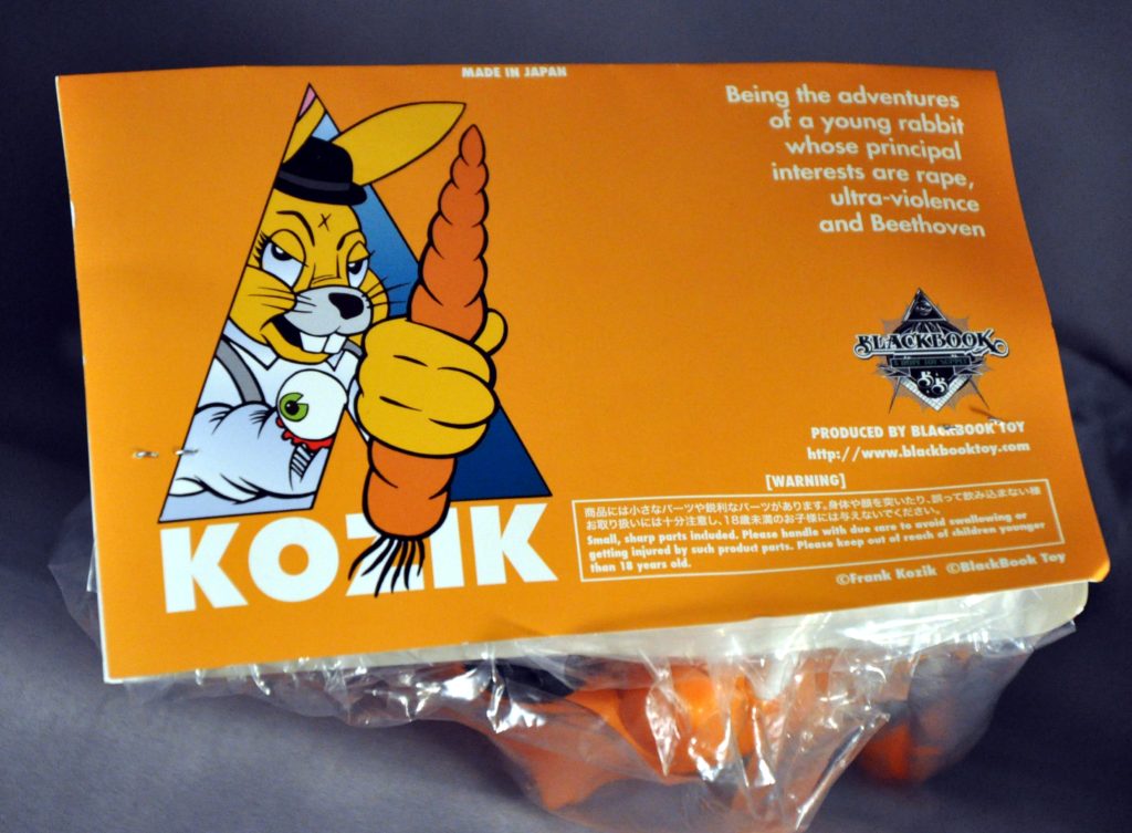 Frank KOZIK x BlackBook A Clockwork Carrot 11″ Vinyl Figure Toy Rabbit ...