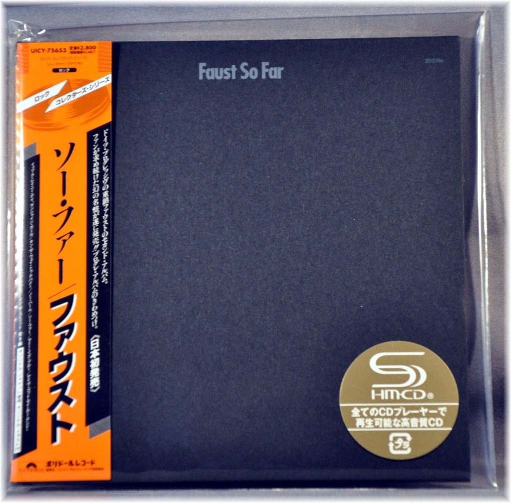 FAUST So Far NEW Factory Sealed Orig. 2013 JAPAN Mini LP SHM-CD UICY ...